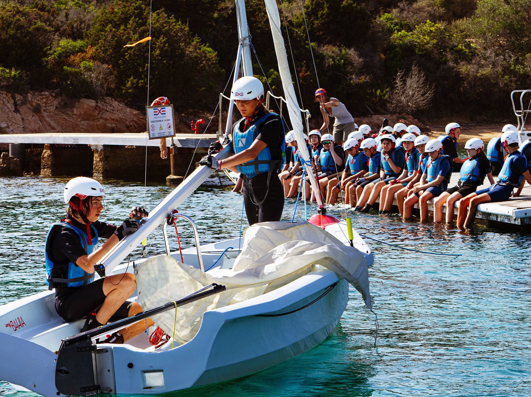 I corsi per Under 14 del Centro Velico Caprera